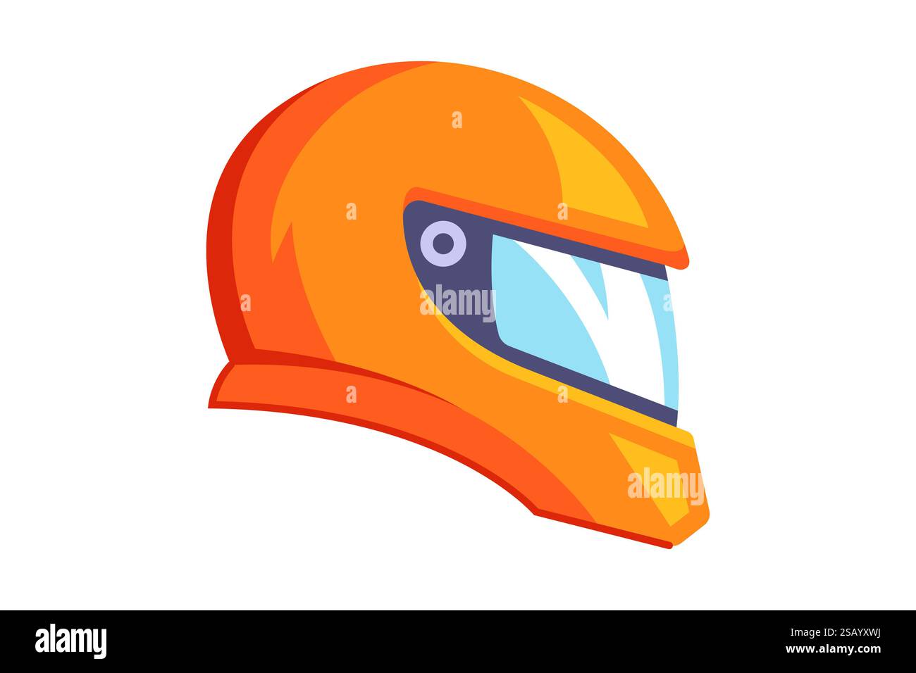 Motorcycle helmet bike on street Stock Vector Images - Alamy