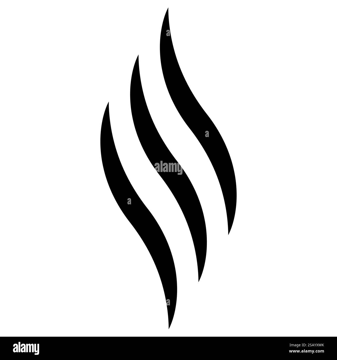 Icon aroma evaporation, logo warm smoke vapor diffusion Stock Vector ...