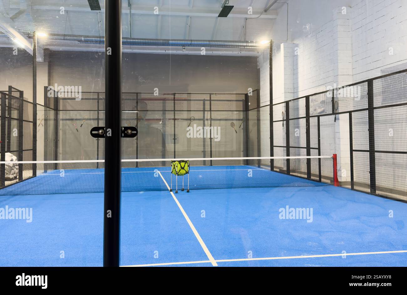 Padel tennis indoor court balls hi-res stock photography and images - Alamy