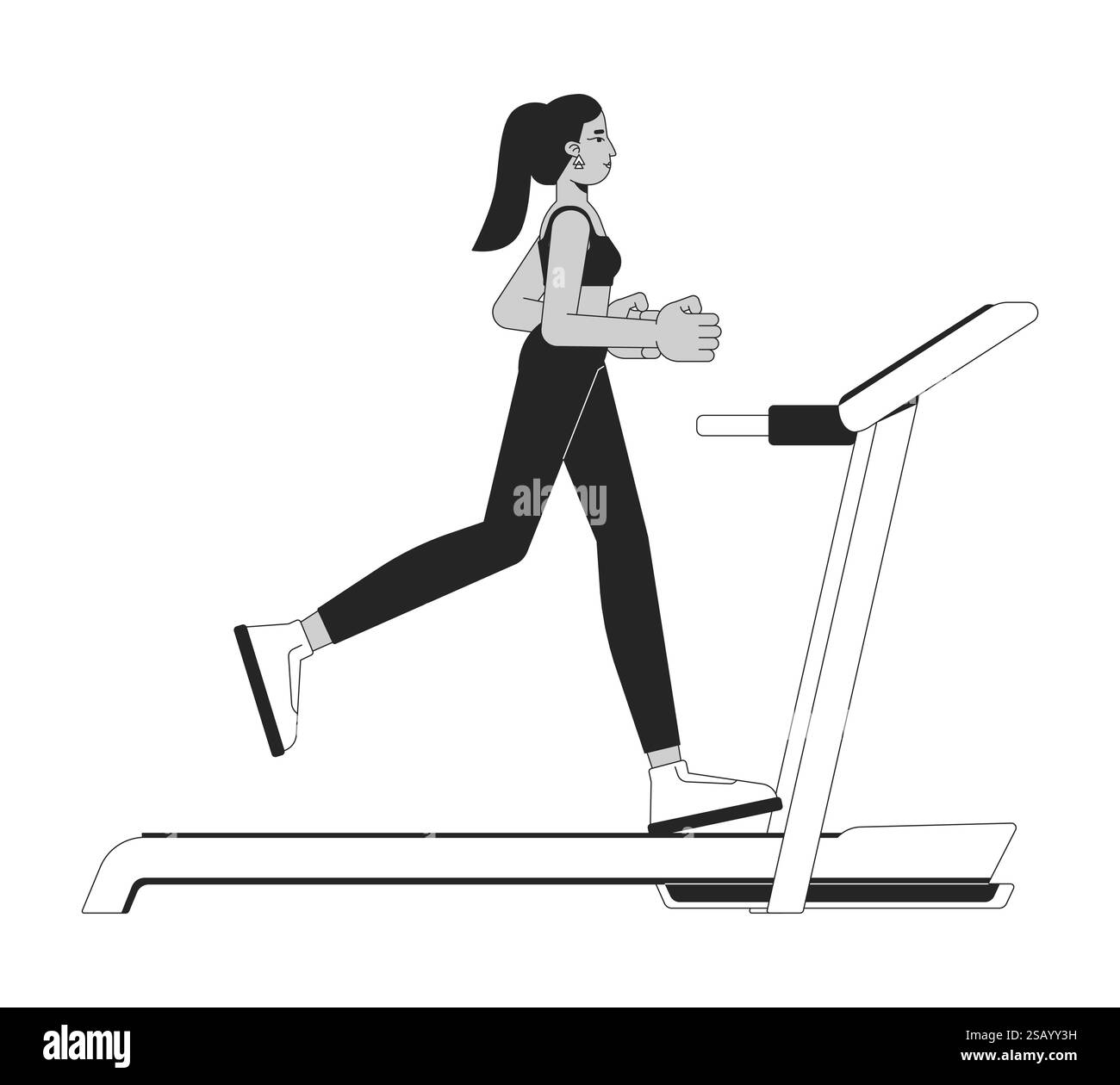 Arab treadmill Stock Vector Images - Alamy