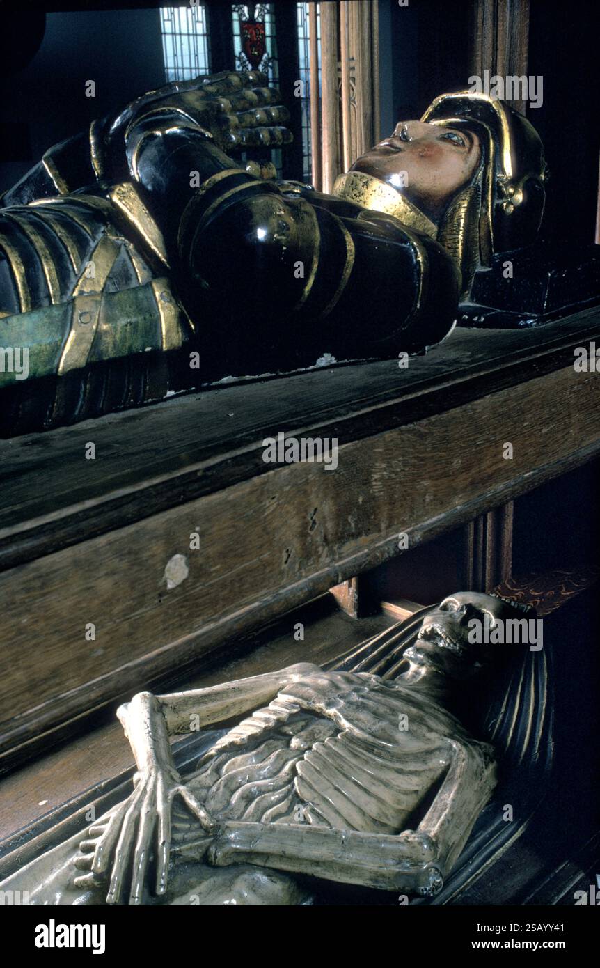 Sir Roger Rockley's Tomb, St Marys Parish Church, Worsbrough, South ...