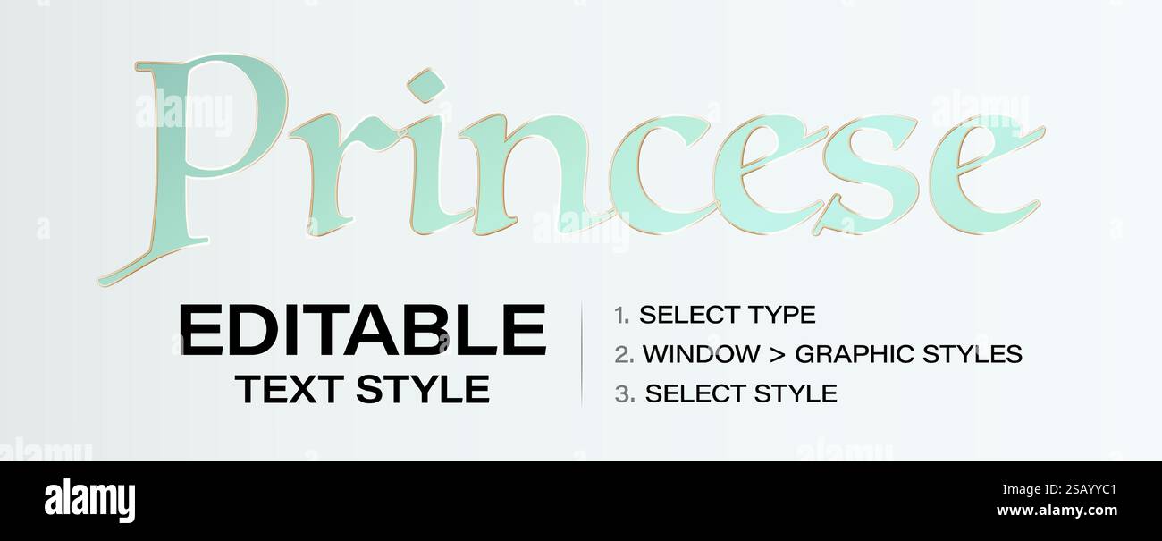 Wedding Editable text effect, royal elite graphic style template ...