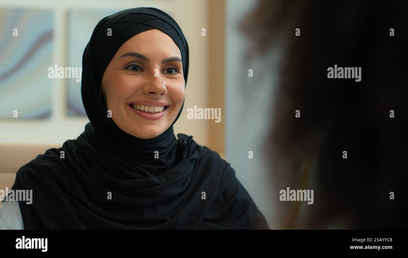 Muslim female candidate in hijab hi-res stock photography and images ...