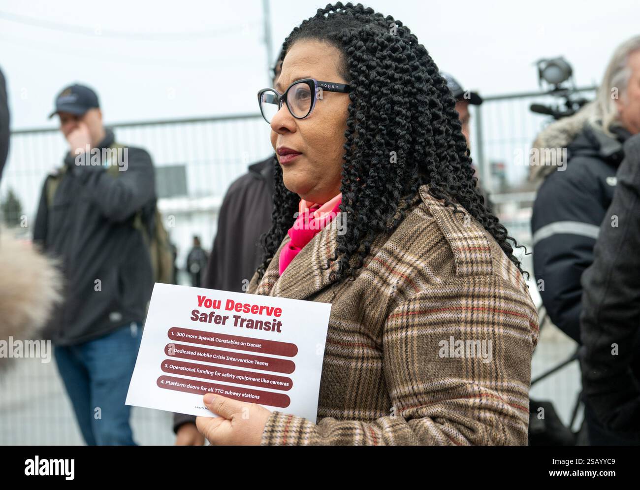Scarborough, Canada. 31st Jan, 2025. Scarborough-Guildwood MPP Andrea ...