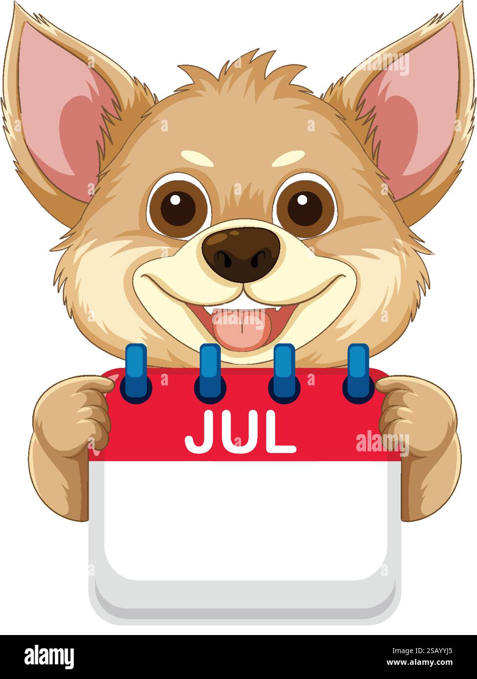 Holding summer calendar Cut Out Stock Images & Pictures - Alamy