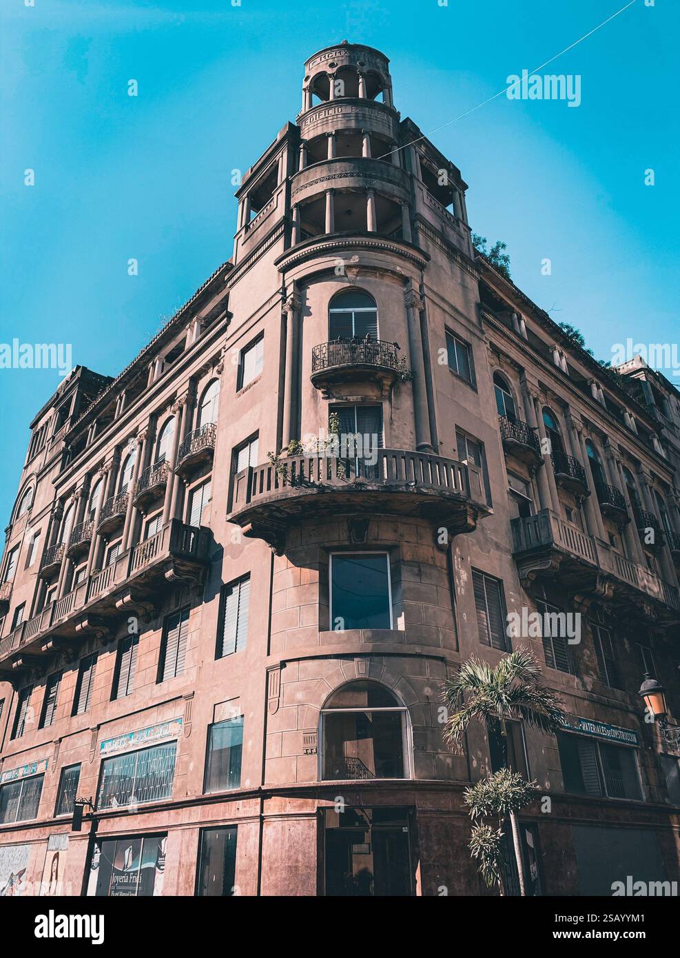 old world architecture, historic building 1800s Santo Domingo Stock ...