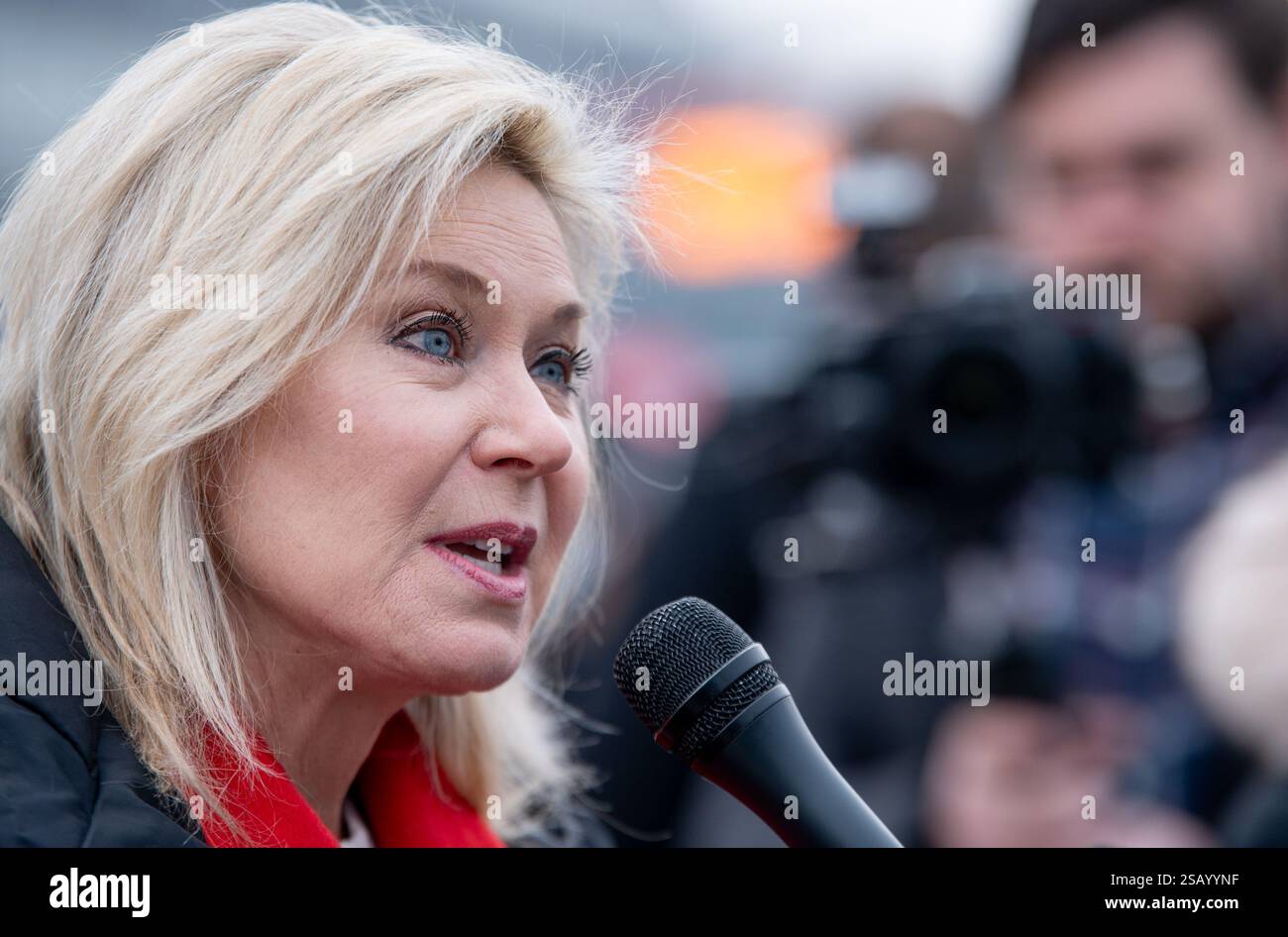 Scarborough, Canada. 31st Jan, 2025. Ontario Liberal Party Leader ...