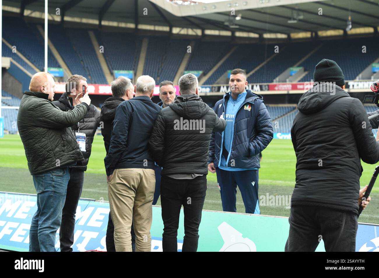 Scottish Gas Murrayfield Stadium. Edinburgh.Scotland.UK. 31st Jan 25 ...