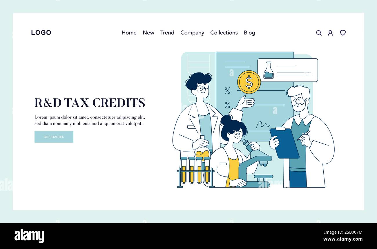 Tax Relief concept. Scientists exploring financial incentives for ...