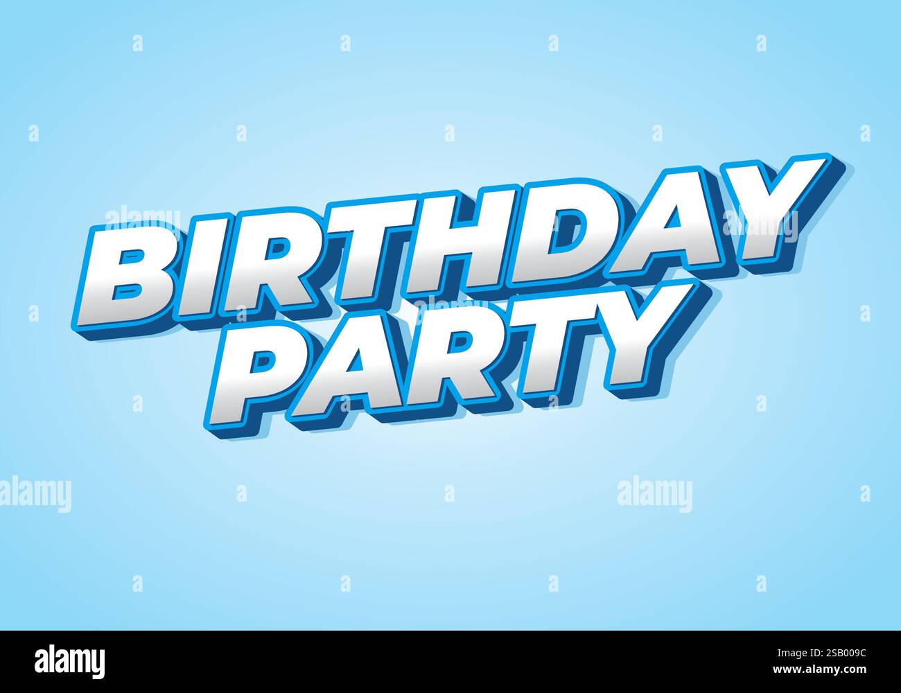 Birthday party. text effect design for party needs, online or print ...