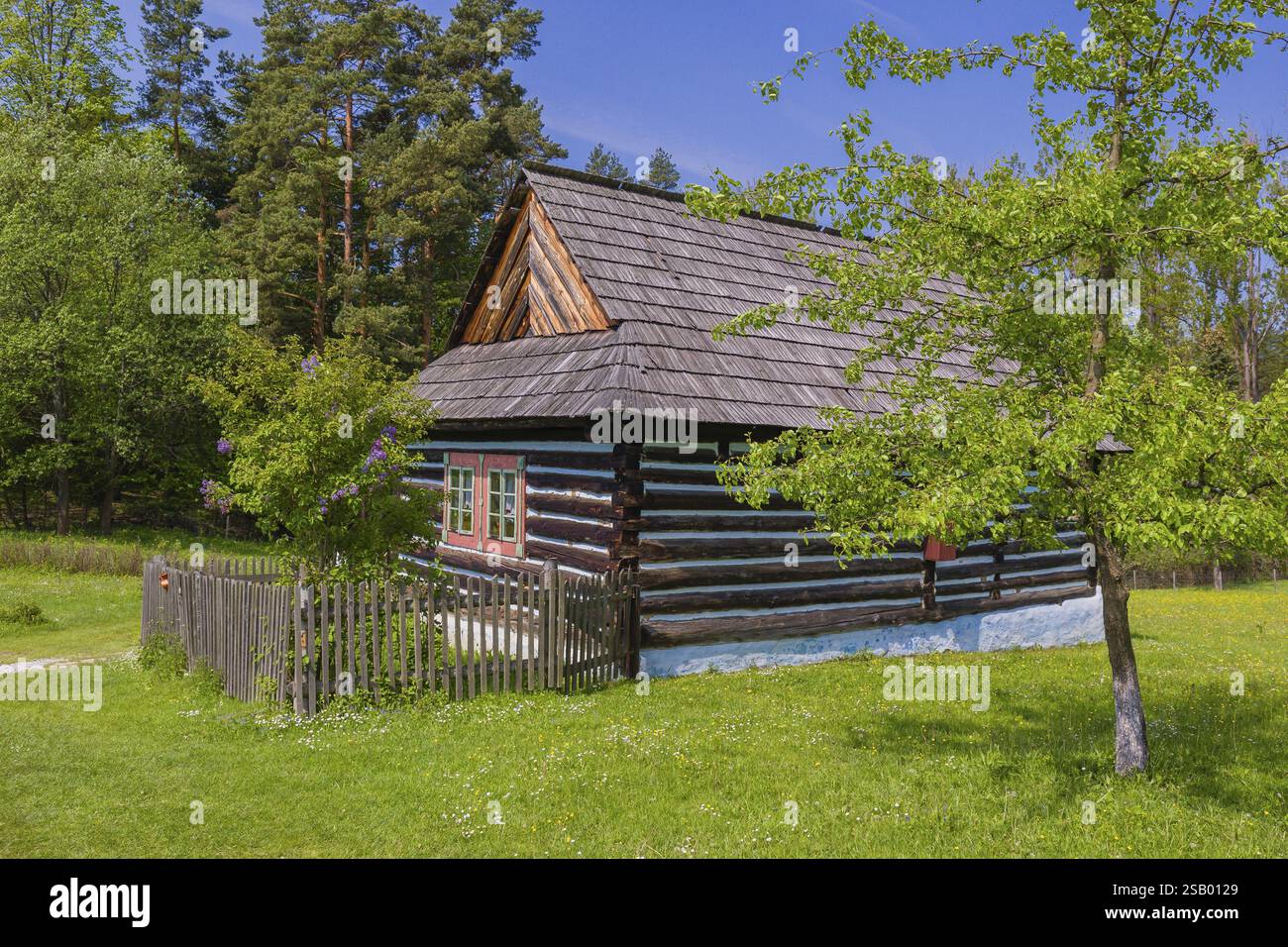 Open-air museum Stara lubovna, Slovakia Goralen huse from VeLka Lesna ...
