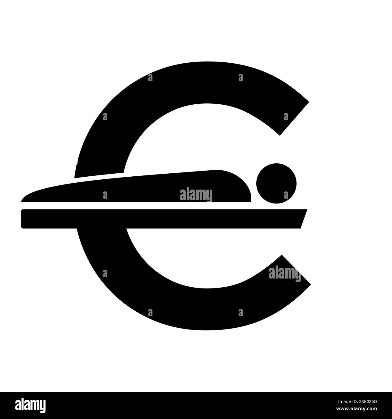 Initial Letter C MRI Symbol Of Medical MRI Procedure Vector Template ...