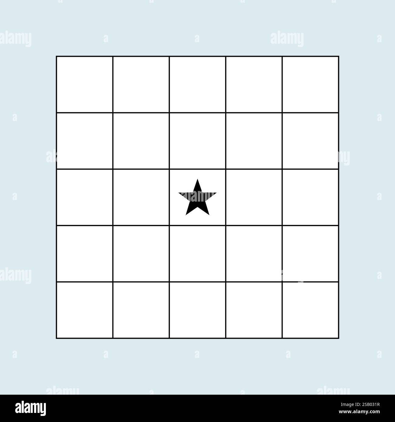 Simple bingo card grid template. Vector illustration bingo card design ...
