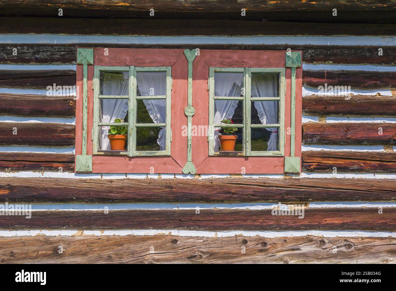 Open-air museum Stara lubovna, Slovakia Goralen huse from VeLka Lesna ...