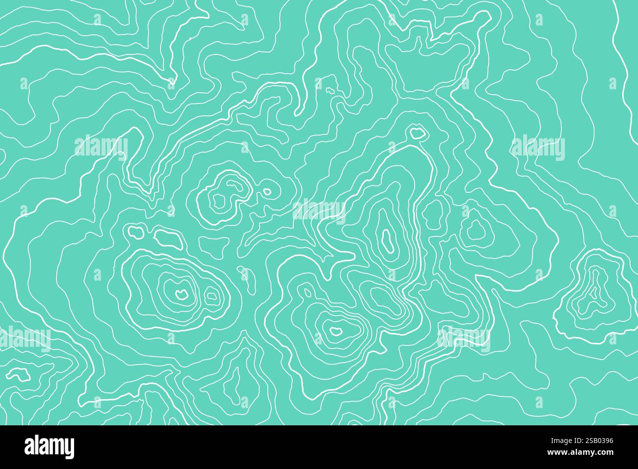 Contour line map background. Land topography map vector design. Retro ...