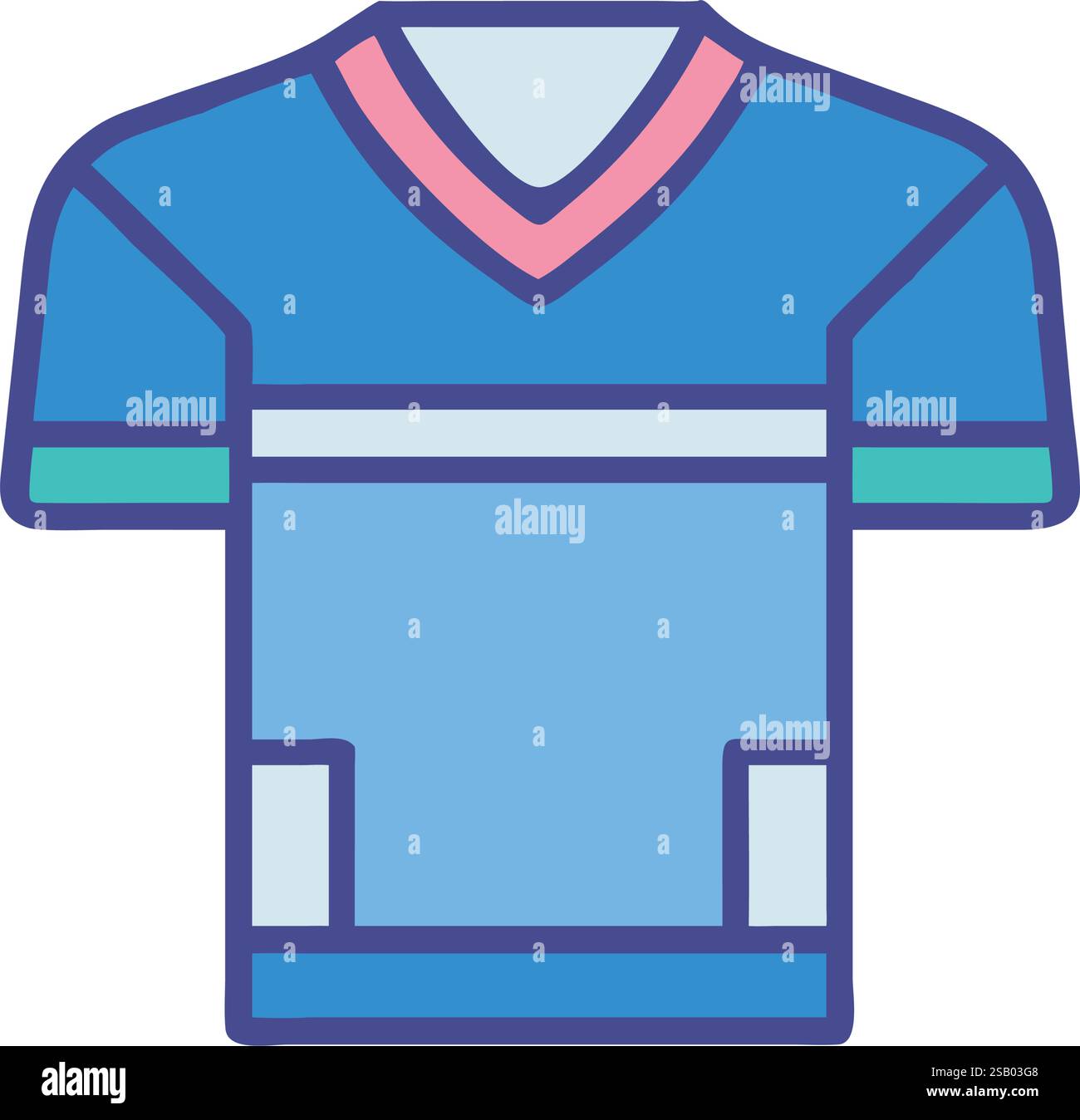 Sports tshirt isolated Stock Vector Images - Alamy