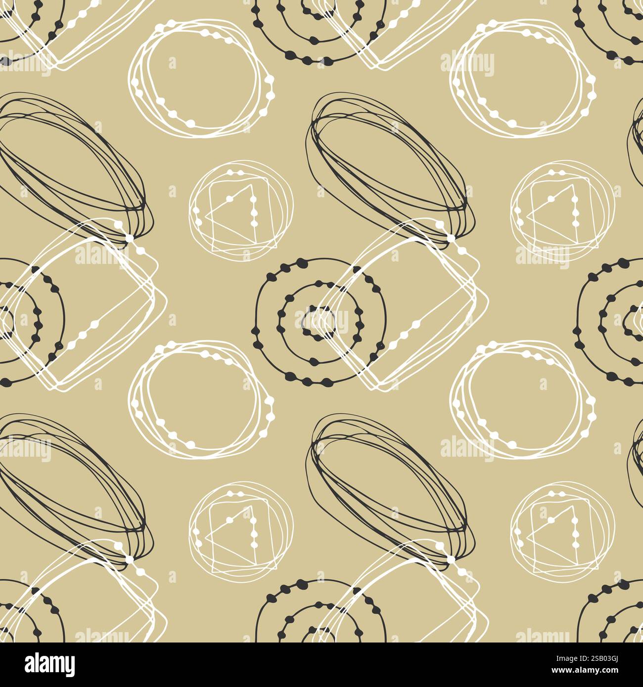 Hand drawn doodle pattern. Childrens drawing. Hand draws calligraphic ...