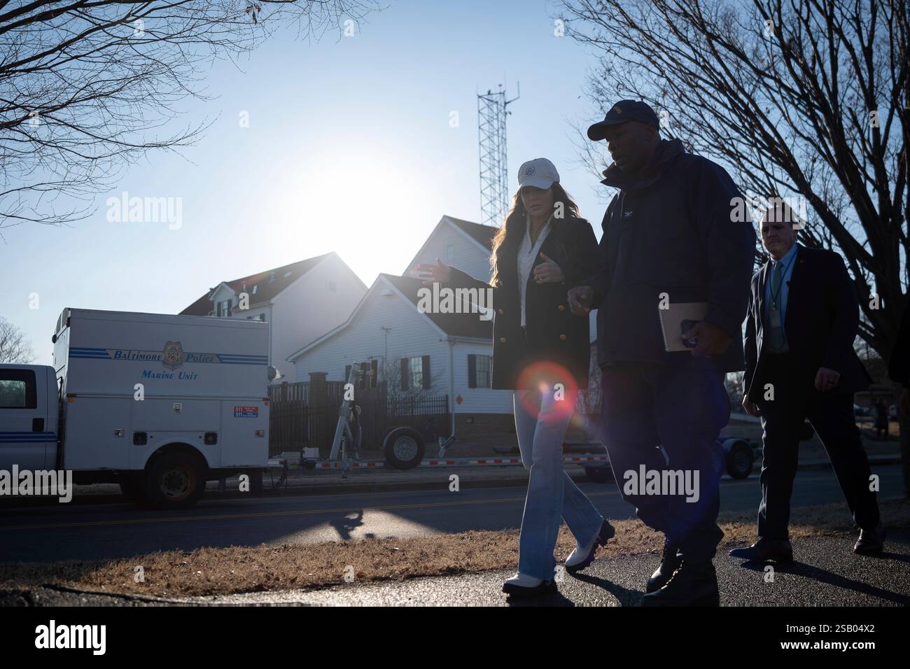 In this image provided by the U.S. Coast Guard, Secretary of Homeland ...