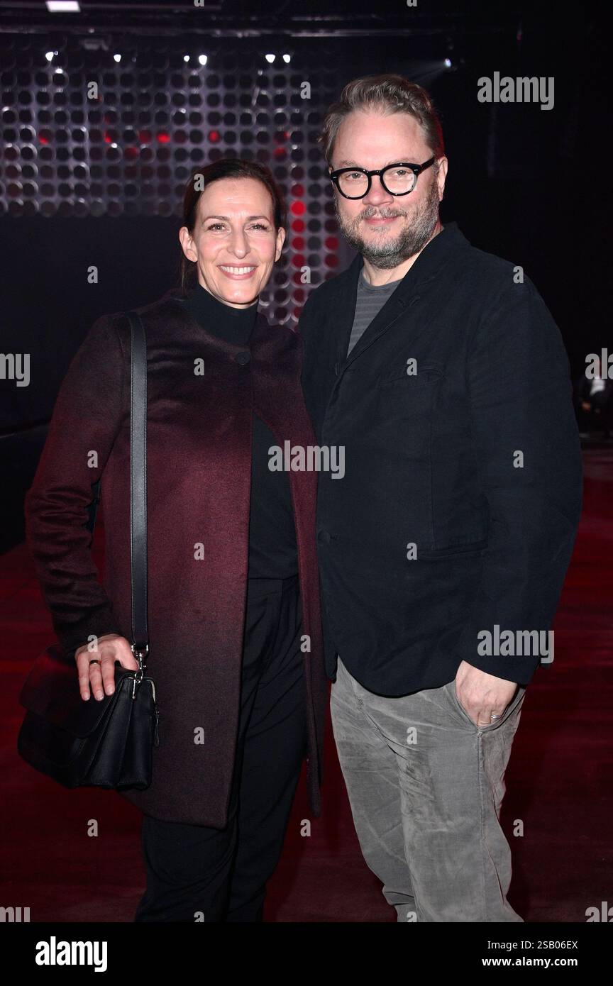 Ulrike Frank mit Ehemann Marc Schubring bei der Kilian Kerner Fashion ...