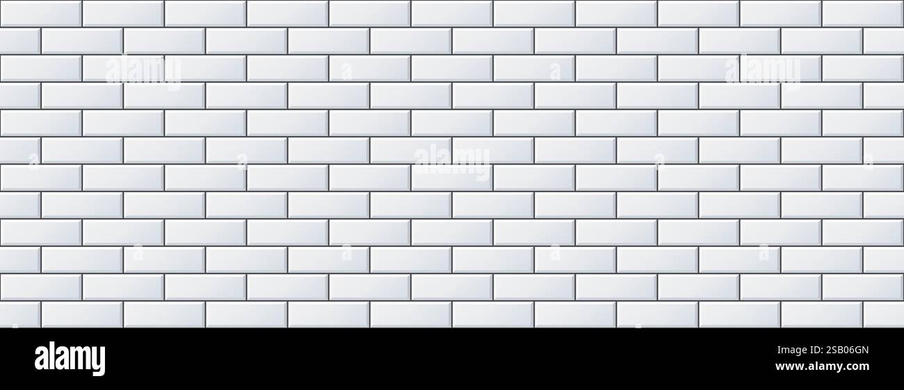 Seamless grey tile pattern. Rectangle ceramic tiled texture for ...