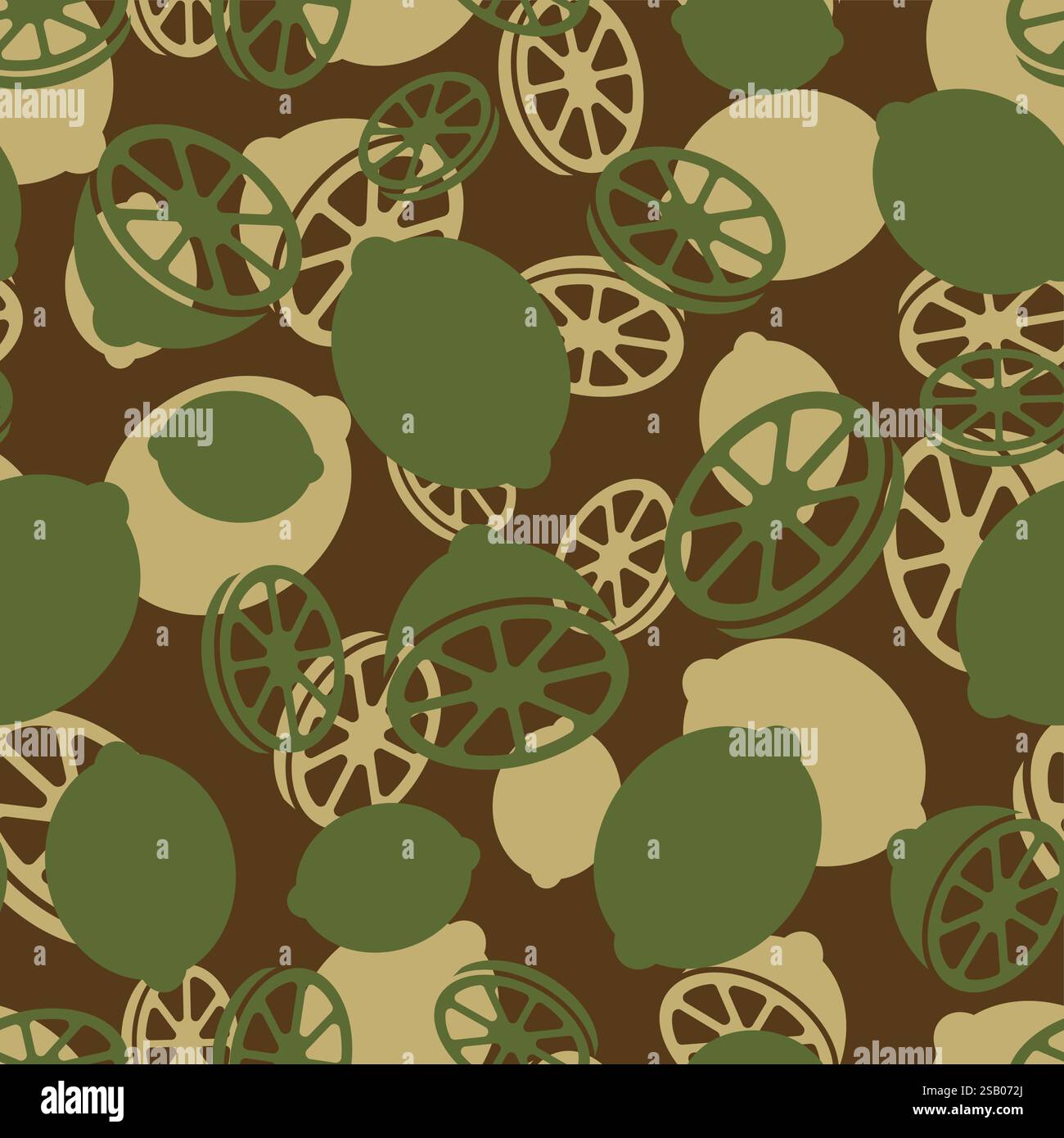 Lemon Army pattern seamless. Military background fruit. Texture khaki ...