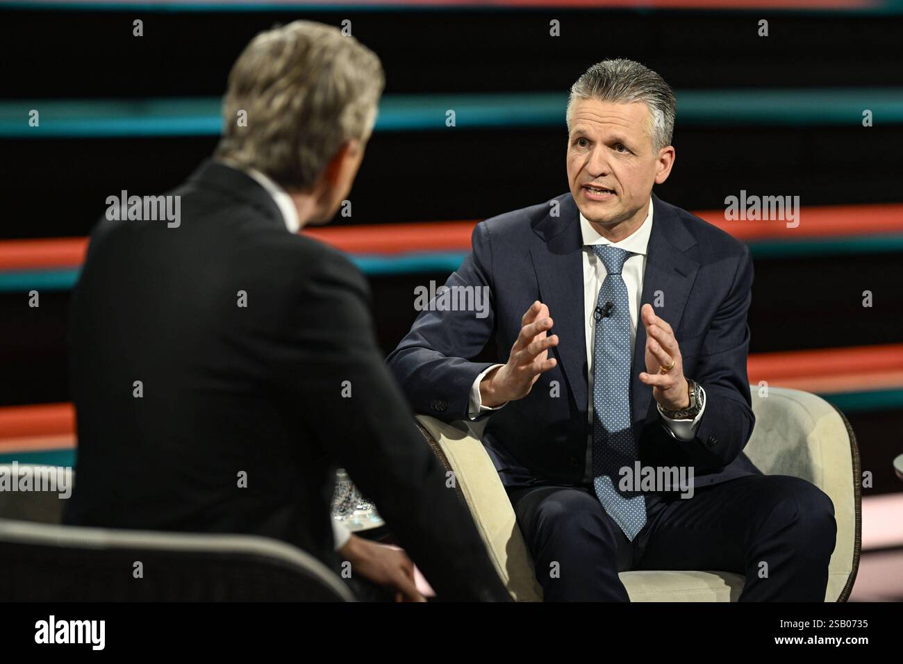 Markus Lanz li. mit Thorsten Frei 01/25 her Markus Lanz li. und ...