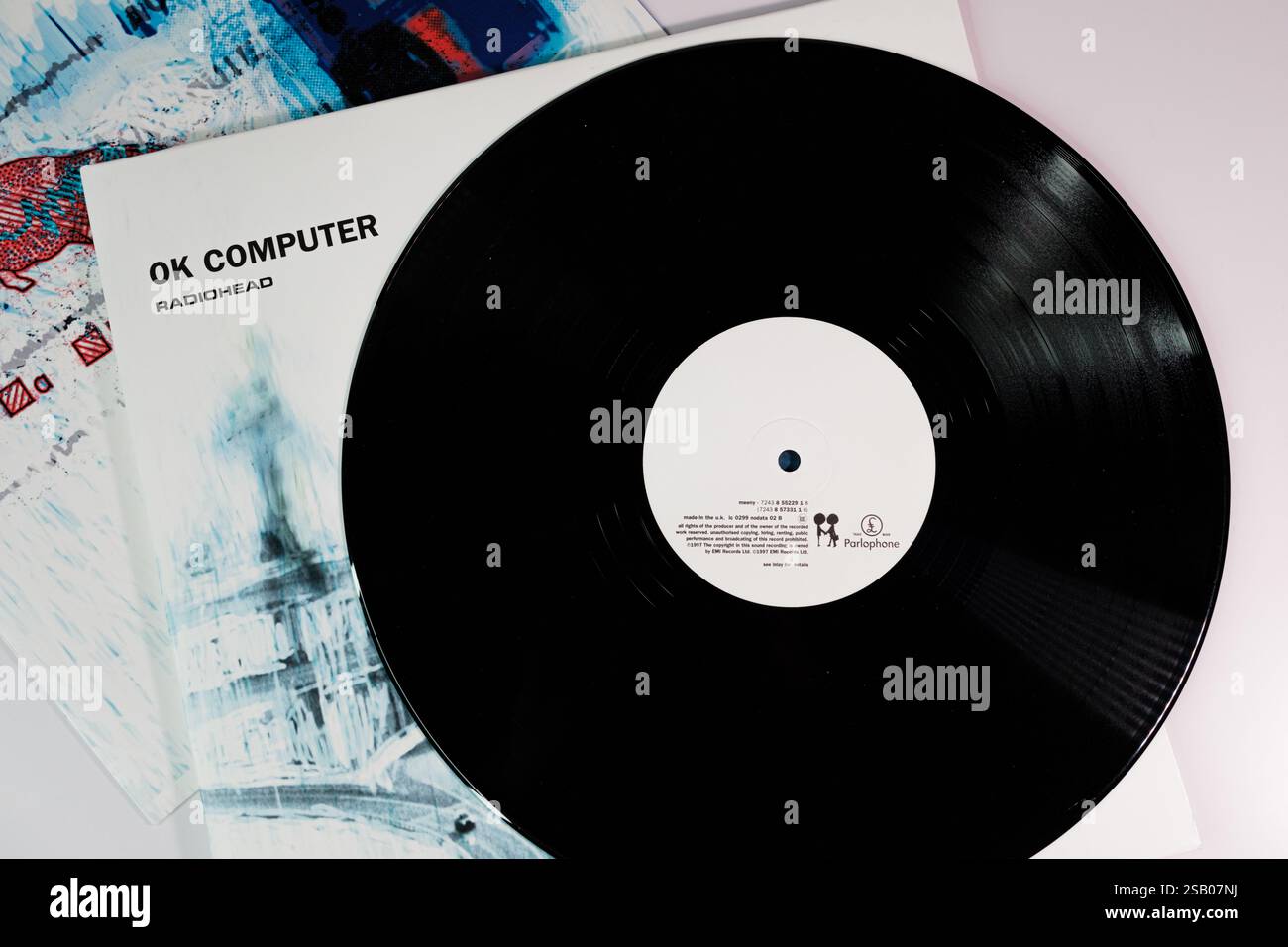 Oxford UK: 30th Jan 2025: Collectible vinyl record of Radiohead's ...