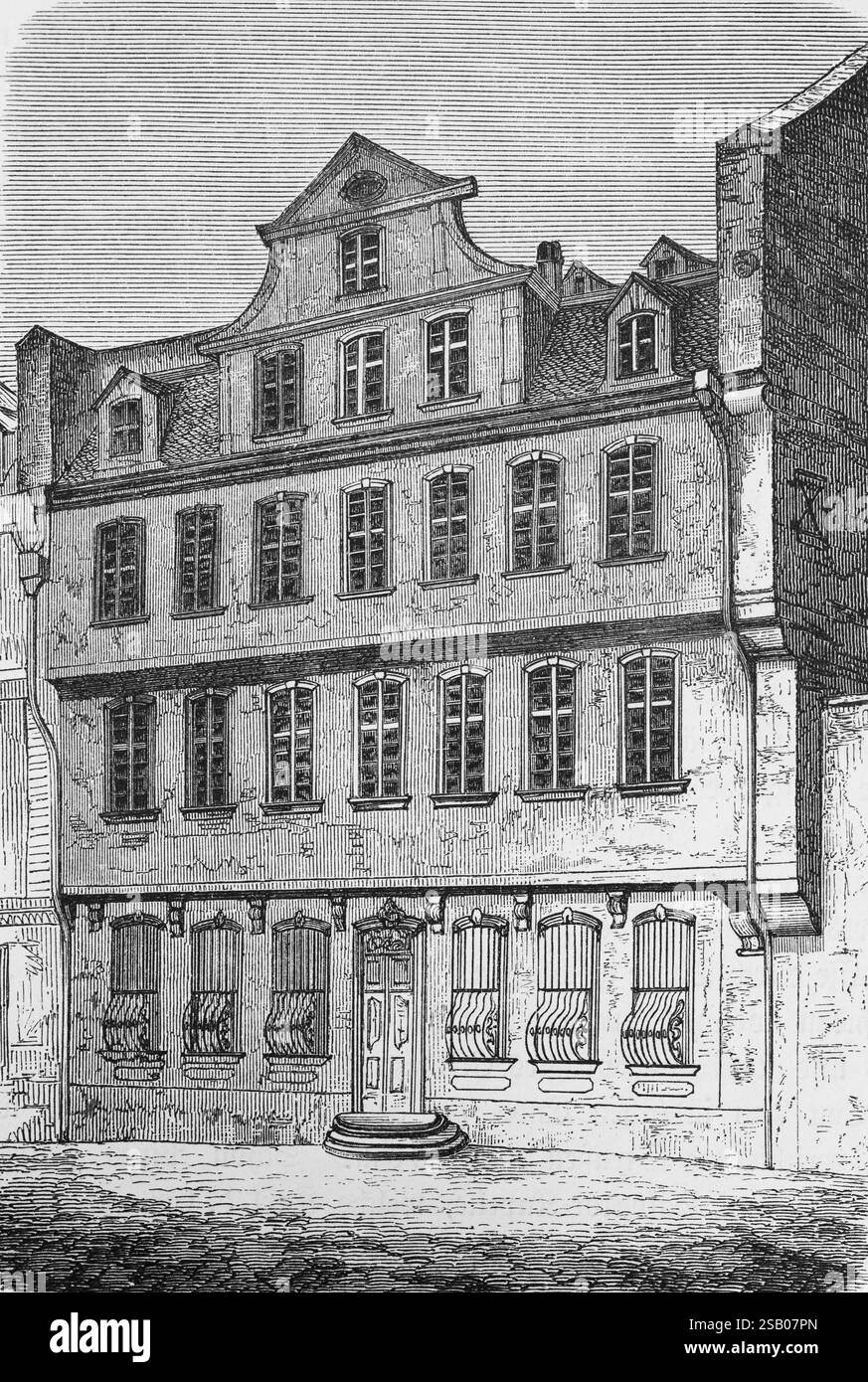 Goethe House in Frankfurt am Main, Grosser Hirschgraben, birthplace ...