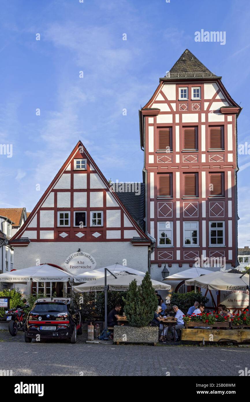 Old fire station, fire station with hose tower, Idsteiner brewhouse ...