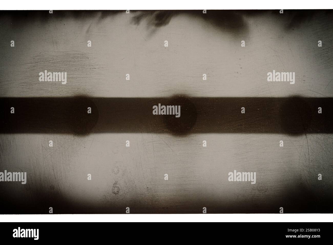 Grungy color 120mm negative film isolated on white background. Medium ...