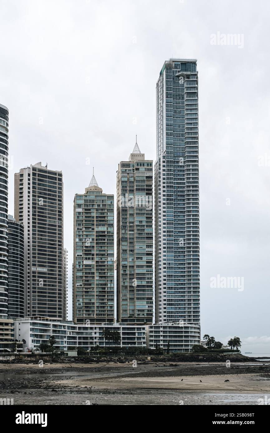 Residential apartment buildings, Panama City, Panama, Central America ...