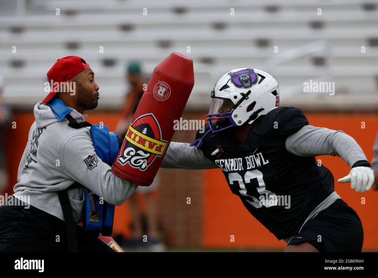 National team defensive lineman David Walker of Central Arkansas (33 ...