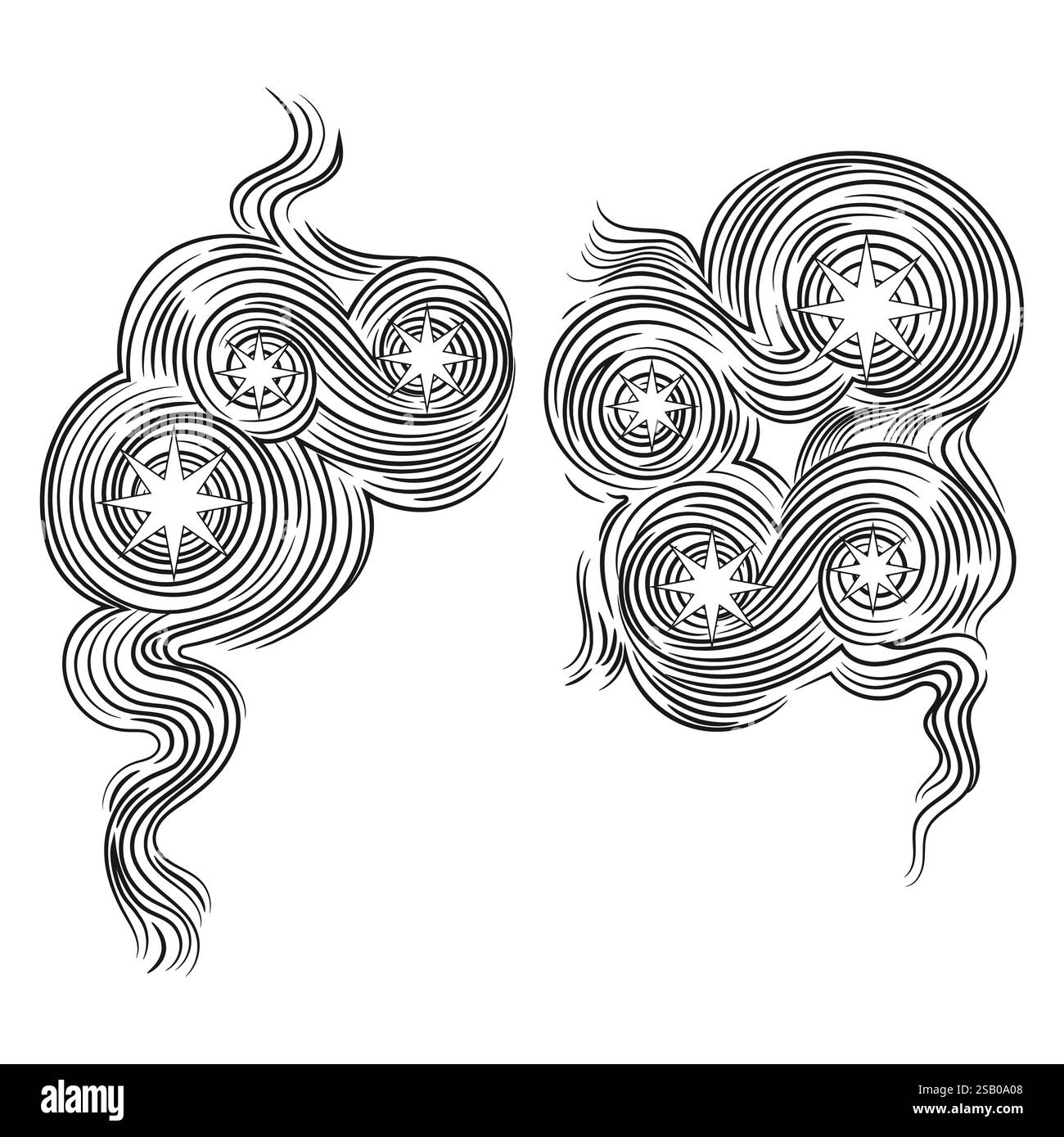 Deep in the night Cut Out Stock Images & Pictures - Alamy