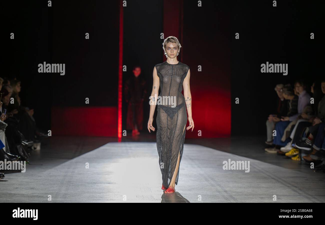 V&A, London, UK. 31st Jan, 2025. Fashion in Motion: Eden Loweth x Maggi ...