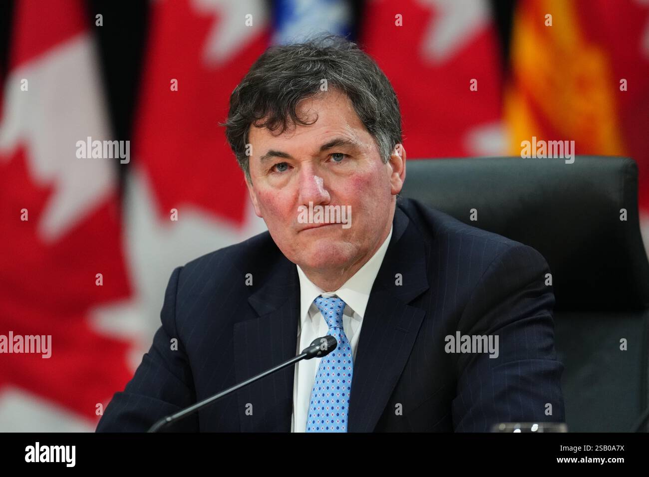 Ottawa, Canada. 15th Jan, 2025. Finance Minister Dominic LeBlanc ...