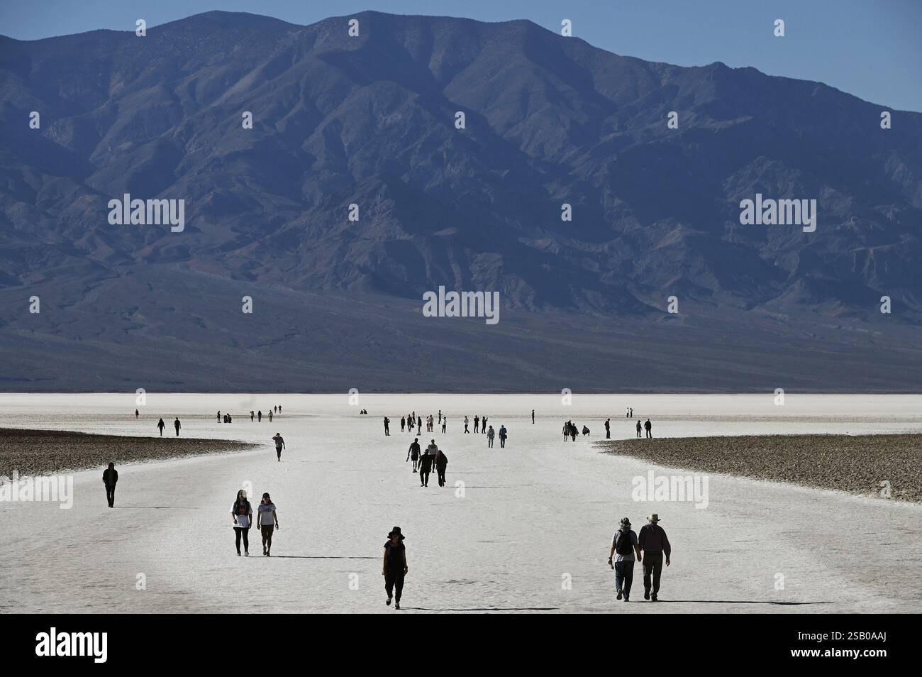 Badwater Basin in Death Valley National Park, California, USA, North ...