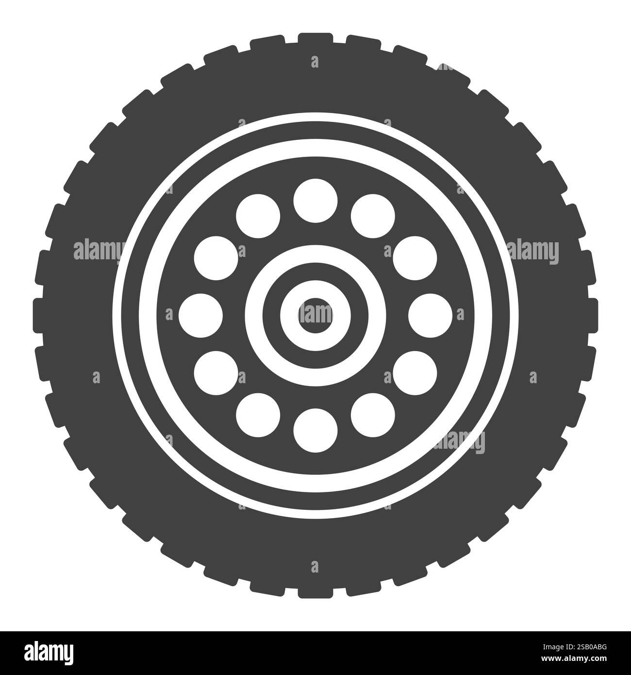 Alloy rim vector icon - Car wheel and tire vector concept symbol Stock Vector Image & Art - Alamy