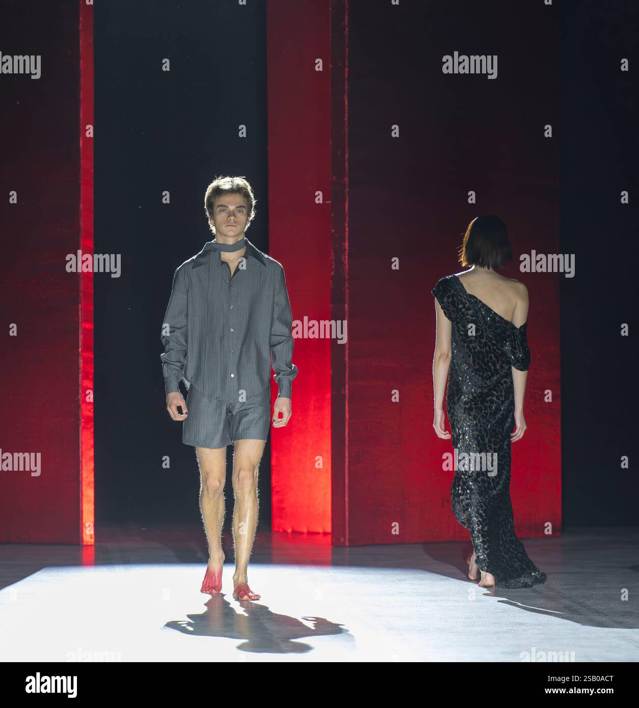 V&A, London, UK. 31st Jan, 2025. Fashion in Motion: Eden Loweth x Maggi ...