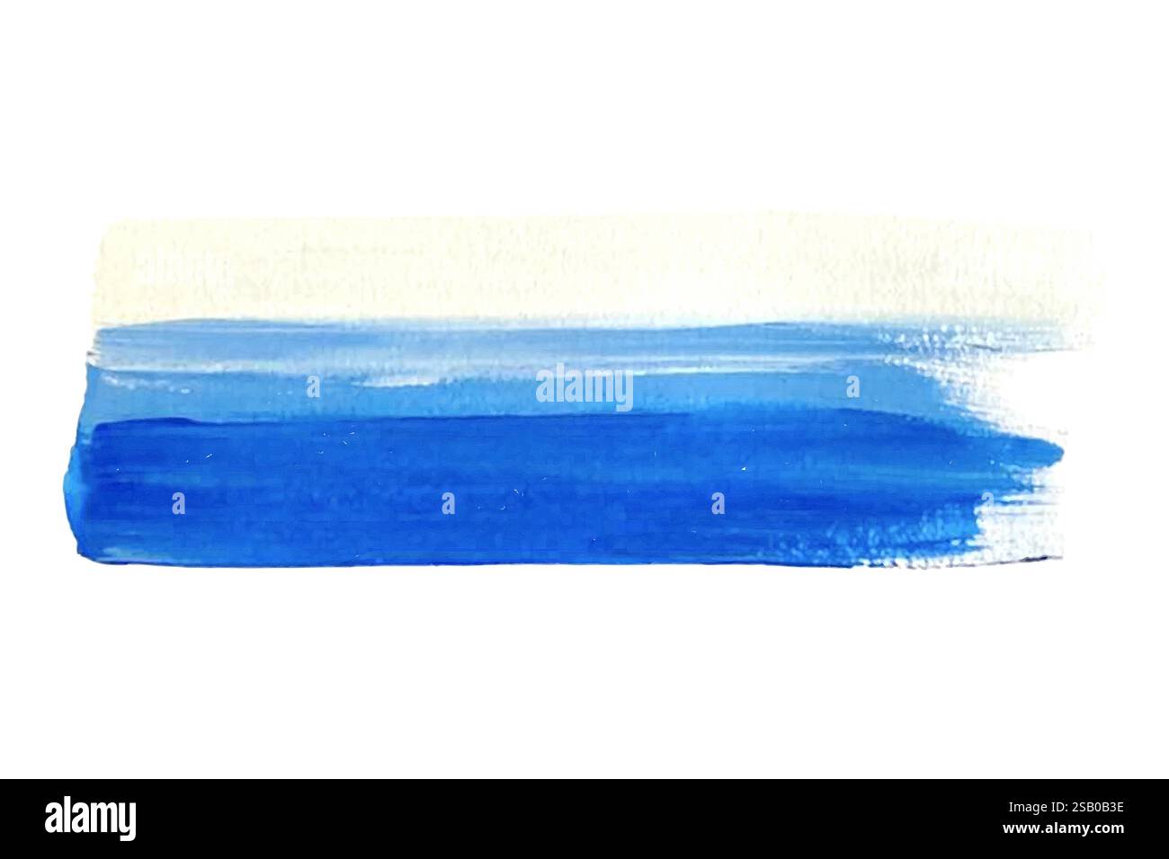 Blue brush stroke acrylic or gouache paint, marine theme, grunge ...