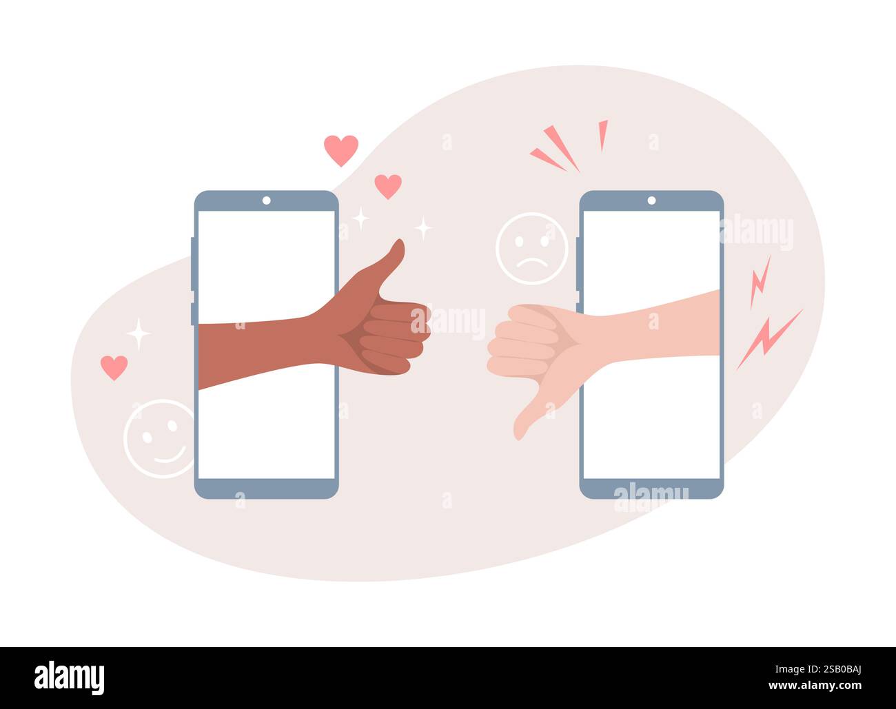 Hands mobile phone from Stock Vector Images - Alamy