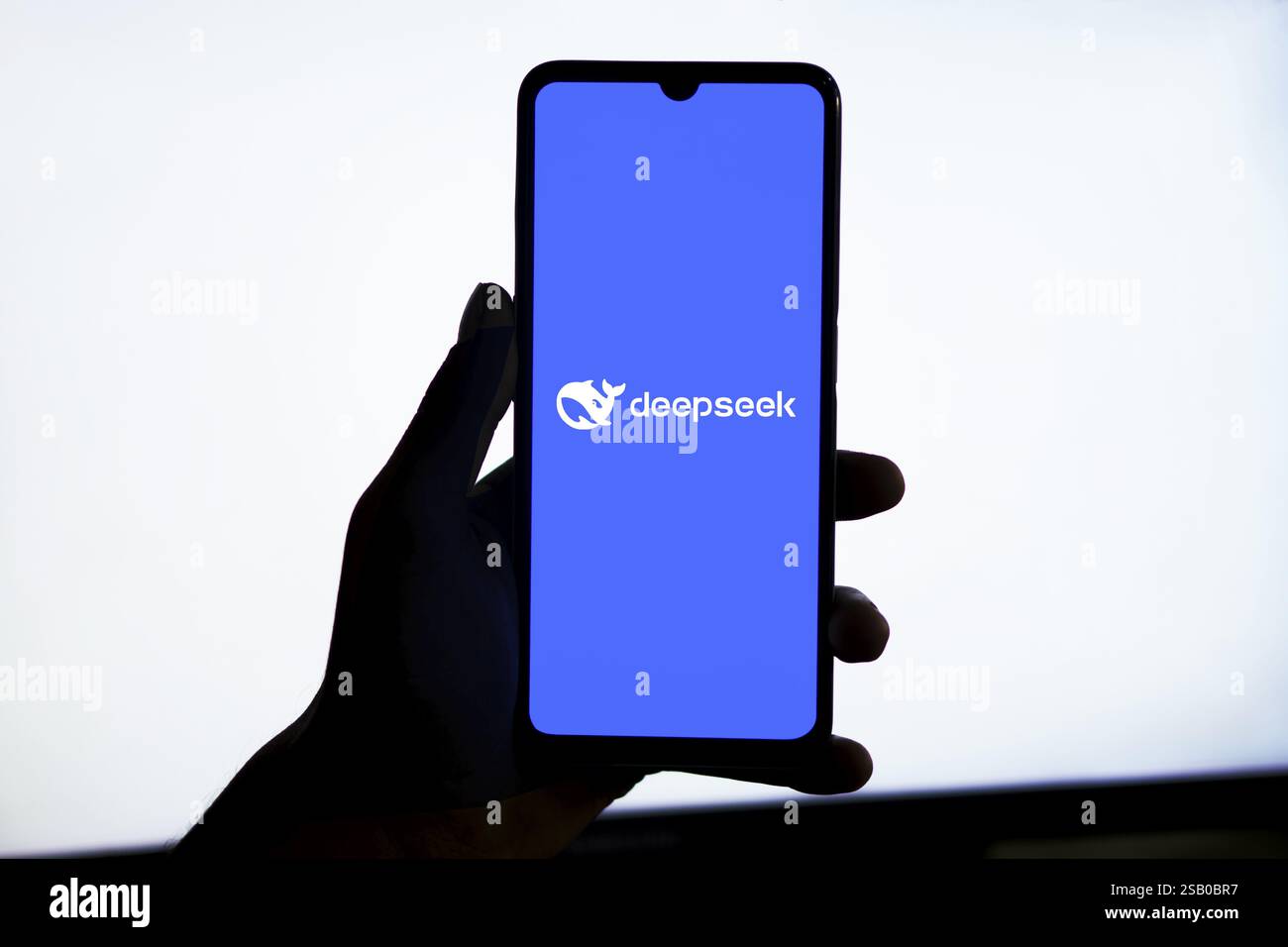 Deepseek Ai logo is displayed on smartphone Stock Photo - Alamy