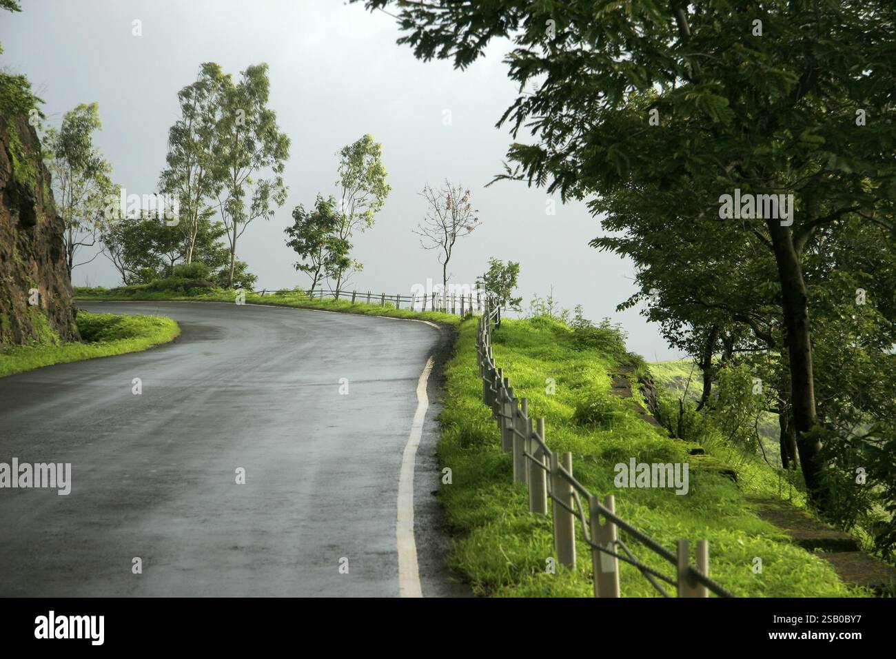 Landscape at Pasarni ghat connecting Wai and hill station of Panchgani ...