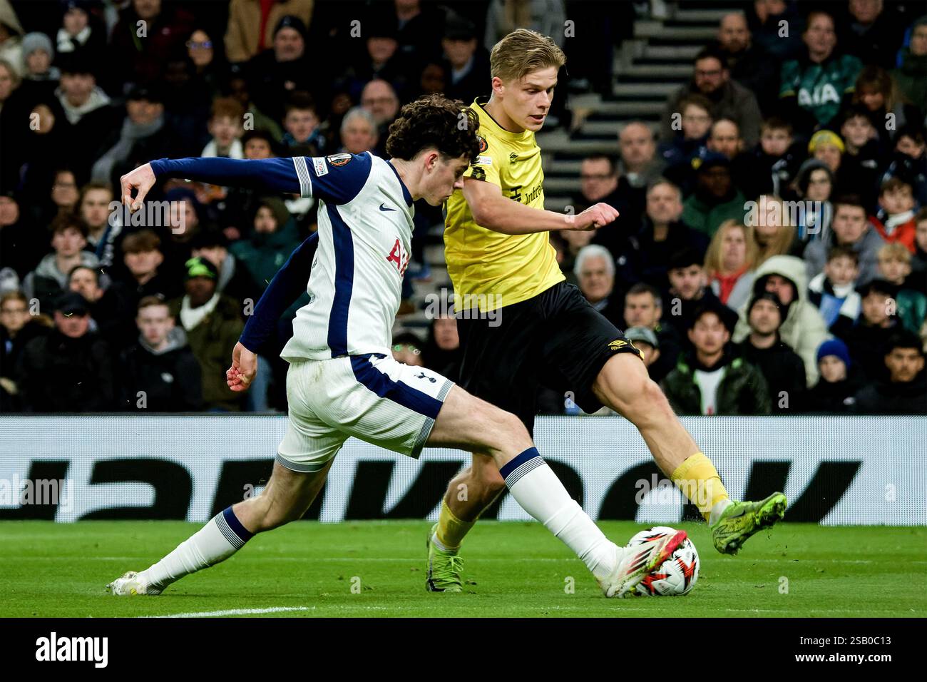 London, England, January 31 2025: Gottfrid Rapp (20 IF Elfsborg) and ...