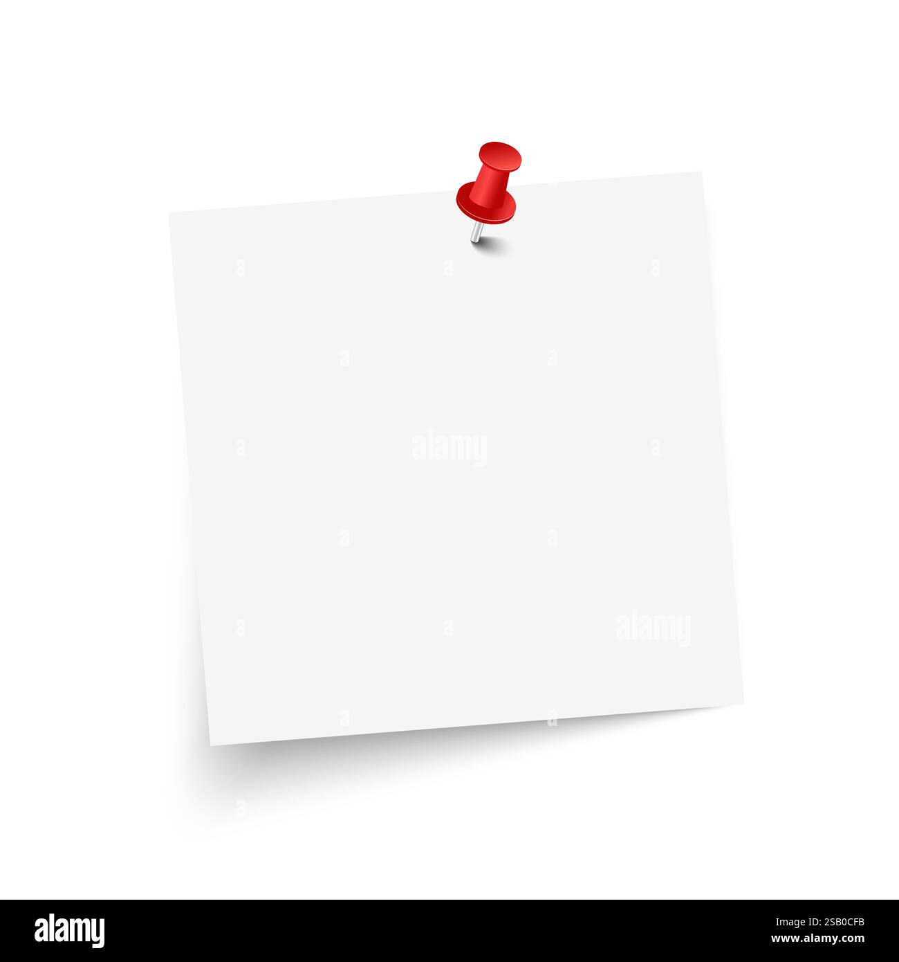 Blue Sticky Note with Realistic Shadow for Office, Business, or ...