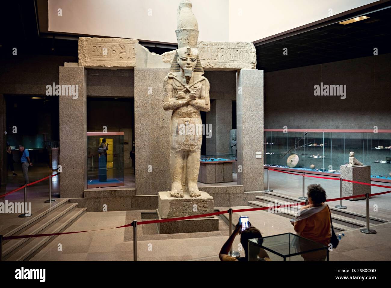 Ancient artifacts collection at Nubian Museum in Aswan Upper Egypt ...