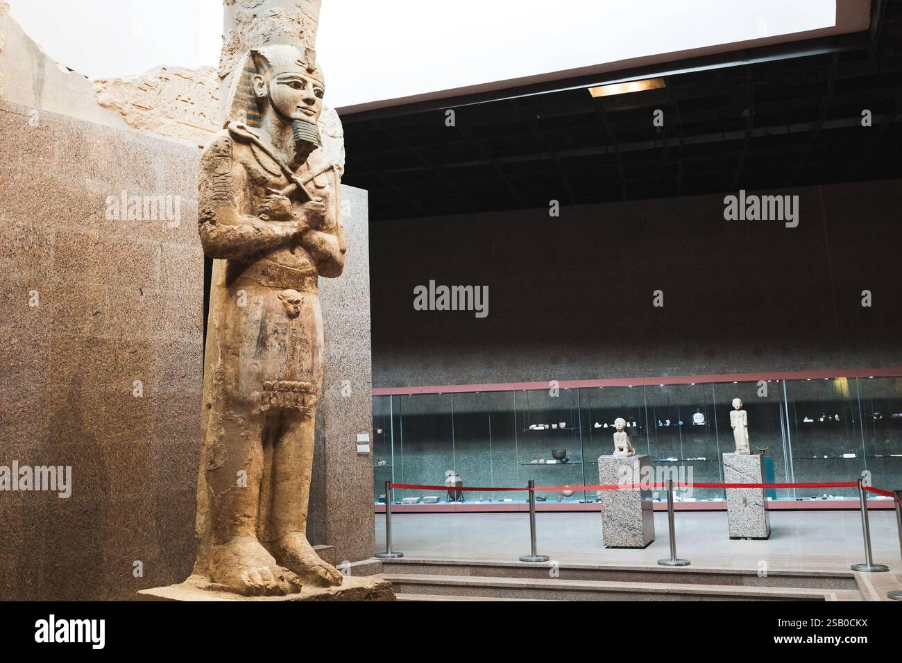 Ancient artifacts collection at Nubian Museum in Aswan Upper Egypt ...