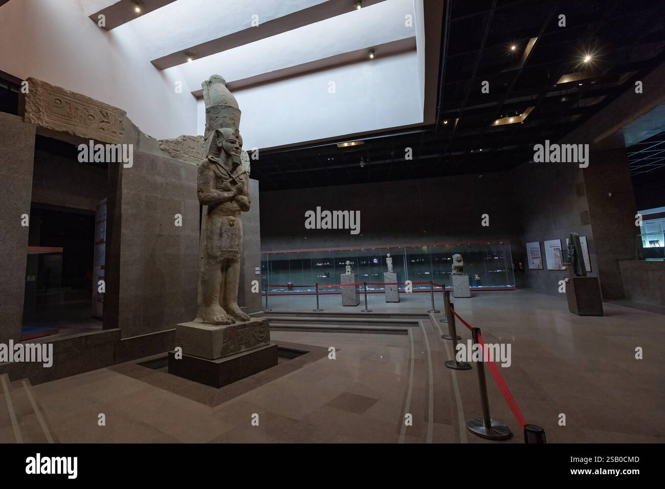 Ancient artifacts collection at Nubian Museum in Aswan Upper Egypt ...