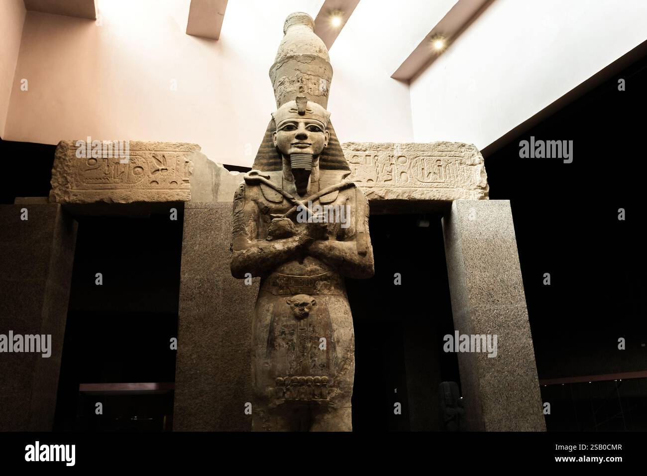 Ancient artifacts collection at Nubian Museum in Aswan Upper Egypt ...