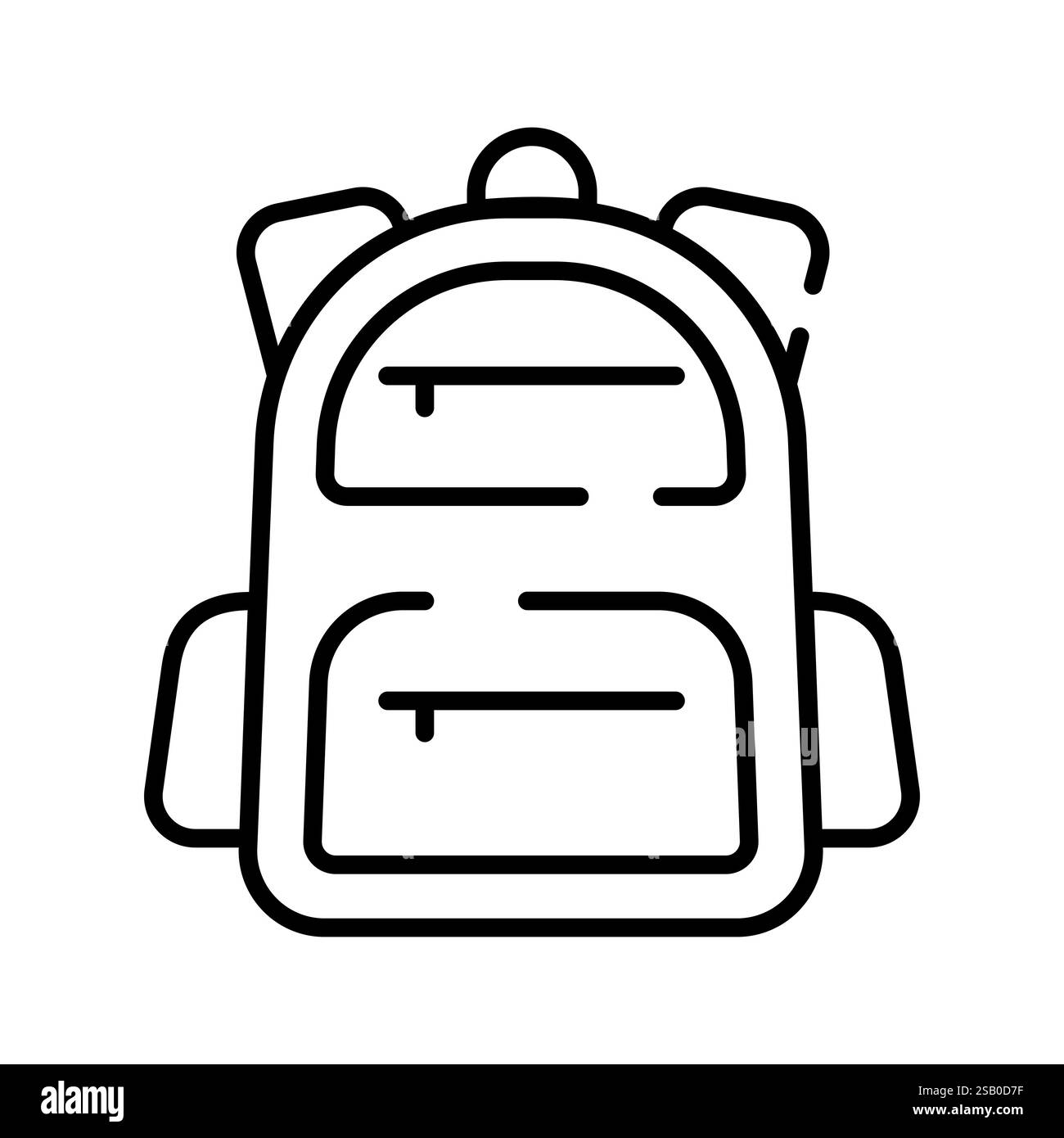 Get your hands on school bag vector design, premium handy icon of ...