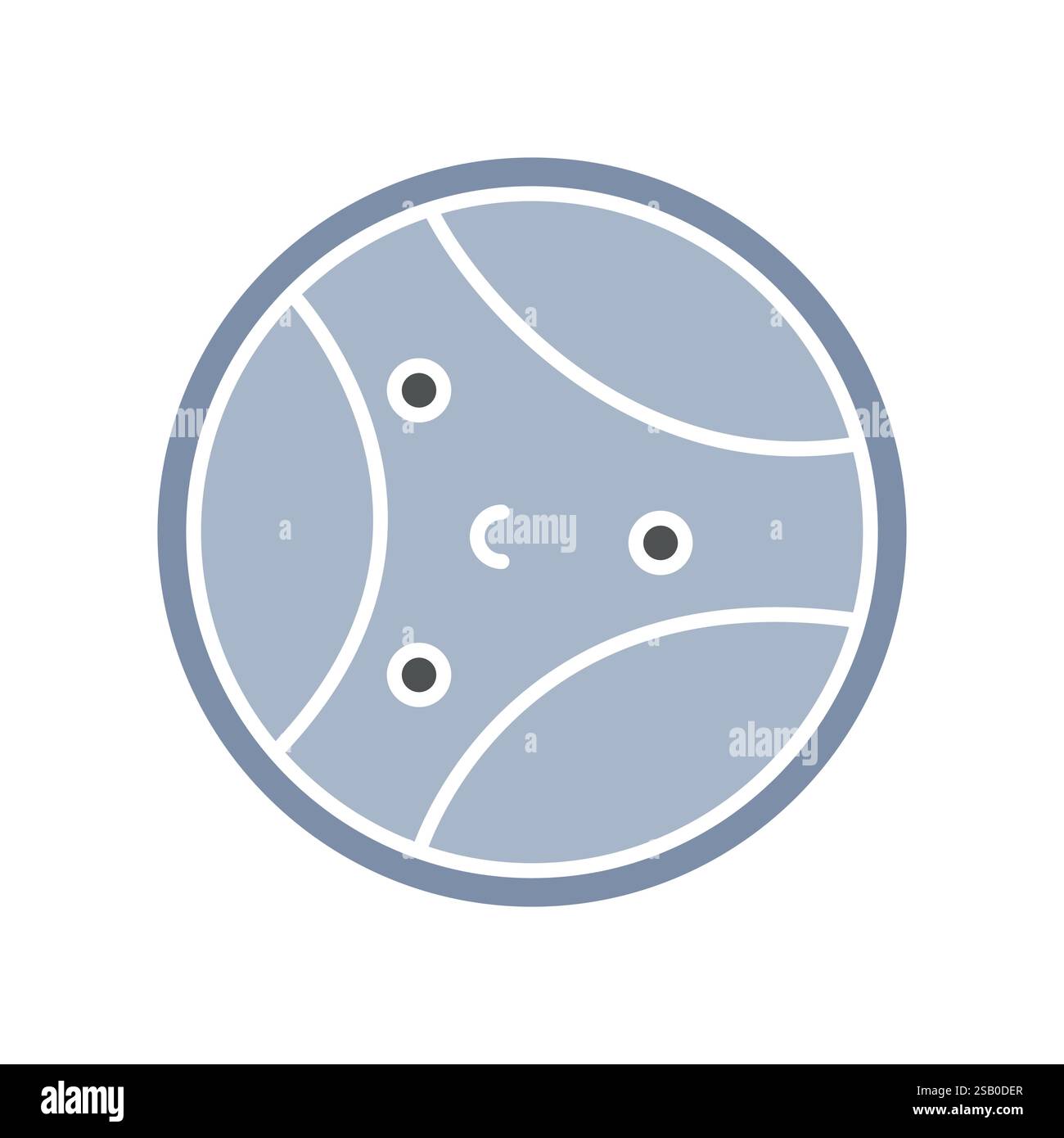 Glass break detector flat icon. Vector isolated element. Editable ...